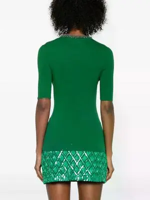P.a.r.o.s.h Embellished T-shirt - Green