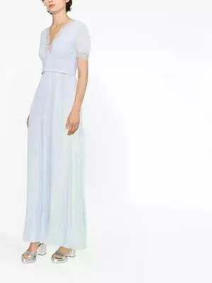 SELF-PORTRAIT Lace Detail Belted Dress