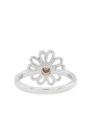 HYT JEWELRY 18k Rose Gold Platinum Diamond Cocktail Ring