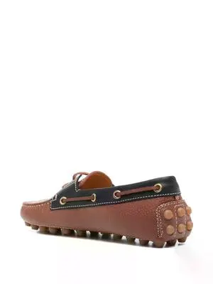 TOD'S Gommino Boat Shoes With Whipstitch Detailing