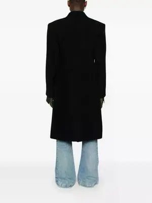 Martine Rose Pilled Finish Double Breasted Coat