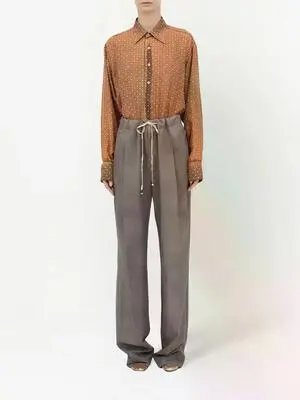 MAISON MARGIELA Wide-leg Wool Trousers