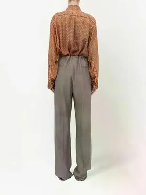 MAISON MARGIELA Wide-leg Wool Trousers