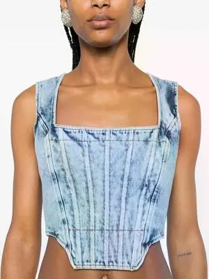 Giuseppe Di Morabito Denim Corset Top