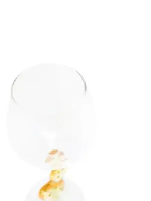 ICHENDORF MILANO Cactus-motif Asymmetric Wine Glass - Neutrals