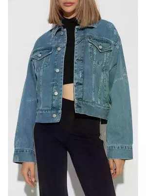 Carhartt Work In Progress Graphic Print Denim Jacket