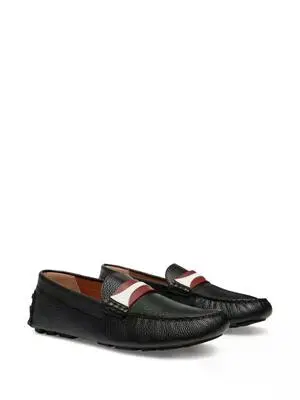 Bally Perthy Leather Loafers - Black