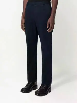 Burberry Monogram Embroidered Straight-leg Trousers