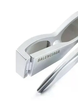 Balenciaga Logo-print D-frame Sunglasses