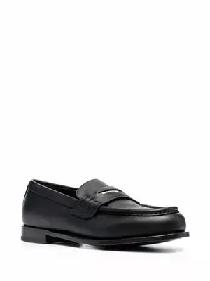 GIUSEPPE ZANOTTI Euro Leather Loafers
