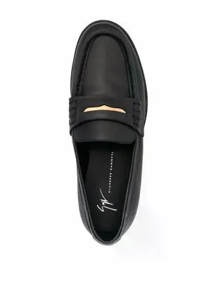 GIUSEPPE ZANOTTI Euro Leather Loafers