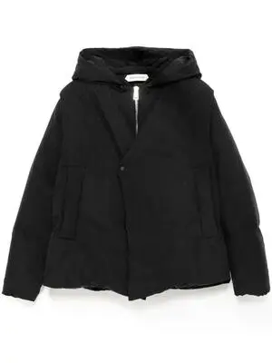 NAMACHEKO Hooded Padded Jacket With Front Zip - Black