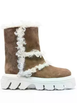 Casadei Dolomiti Suede Boots - Brown
