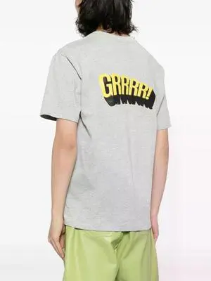 GROUND ZERO Slogan-print Cotton T-shirt