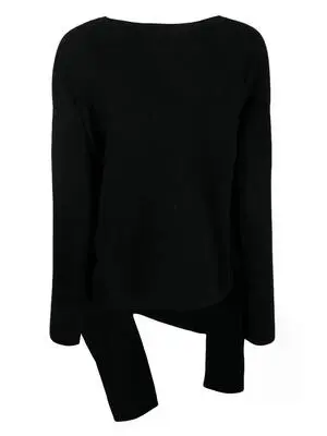 ONEFIFTEEN Asymmetric Hem Knit Sweater