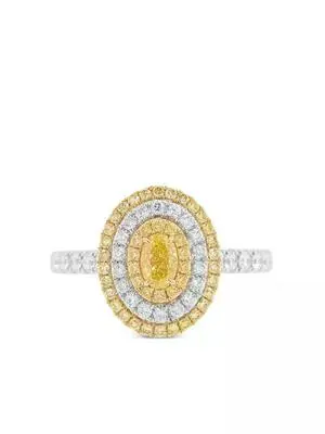HYT JEWELRY 18kt White Gold Diamond Ring
