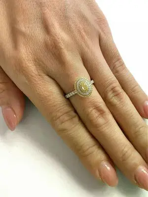 HYT JEWELRY 18kt White Gold Diamond Ring
