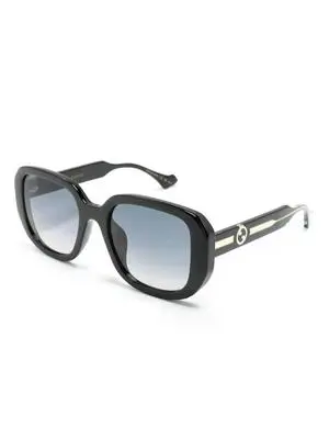 Gucci Interlocking G Oversize Frame Sunglasses