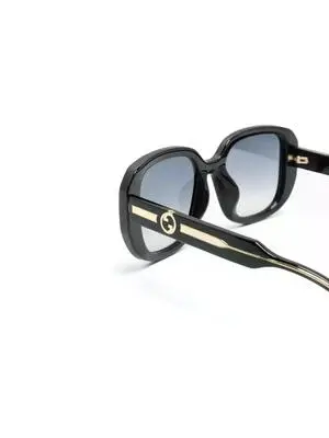 Gucci Interlocking G Oversize Frame Sunglasses