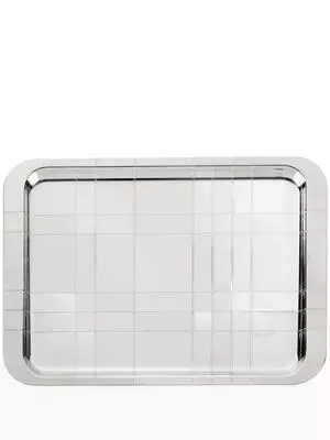 Christofle Graphik Rectangular Tray - Silver