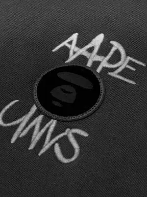 AAPE BY *A BATHING APE Embroidered Logo Long-sleeve Polo Shirt