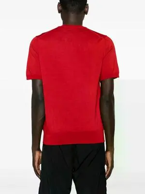 Play Comme Des Garcon Heart Patch Wool Jumper