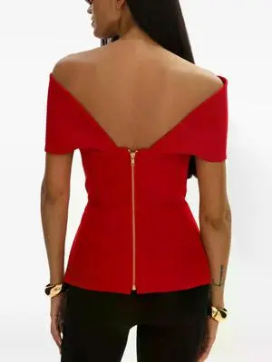 MOOS STUDIO Sleeveless Top - Red