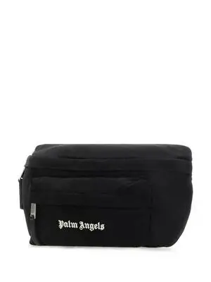 Palm Angels Logo Embroidered Belt Bag