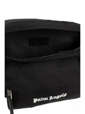 Palm Angels Logo Embroidered Belt Bag