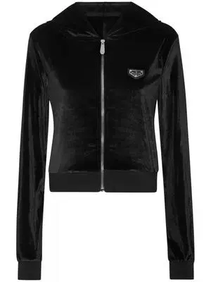 Philipp Plein Zip Up Sweatshirts Hoodies For Women