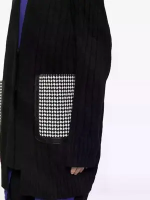 SIMONA CORSELLINI Checked Pocket Cardigan