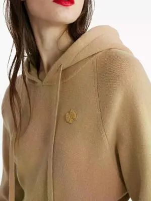PATOU Knitted Hoodie - Brown