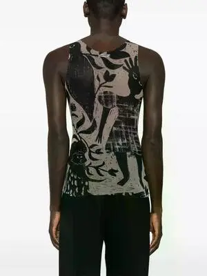 BOTTER Mix-print Mesh Vest