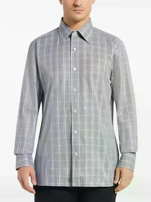 TOM FORD Check-print Cotton Shirt