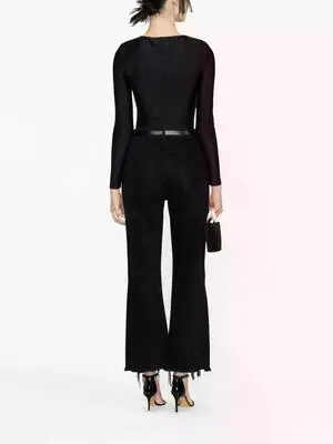 SELF-PORTRAIT Ruched Cut-out Top
