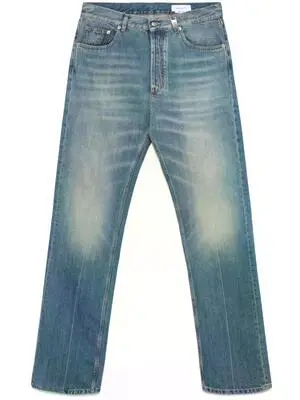 Alexander McQueen Straight Leg Jeans - Blue