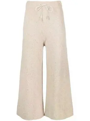 Fabiana Filippi Cropped Knitted Trousers - Neutrals