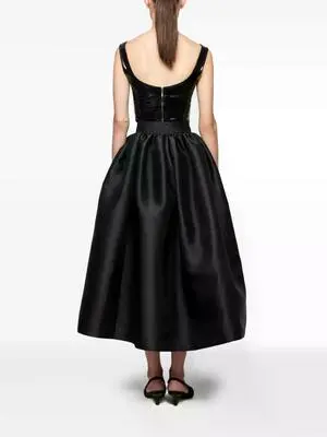 ATU BODY COUTURE Full Midi Skirt - Black