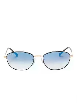 Ray-ban Oval Frame Sunglasses - Black