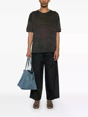 JAN JAN VAN ESSCHE Cotton Trousers - Black
