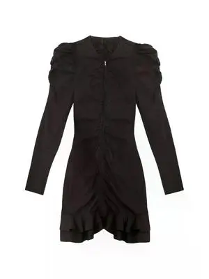 MARANT ETOILE Briali Dress Organic Cotton - Black