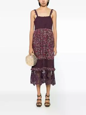 Farm Rio Chelsea Garden Embroidered Midi Dress