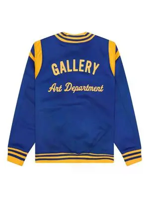 GALLERY DEPT. Logo-appliqué Wool Bomber Jacket - Blue