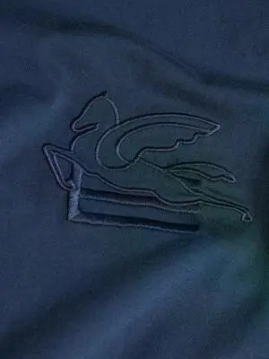 Etro T-shirt With Pegaso Embroidery