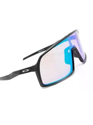 Oakley Matte-finish Shield-frame Glasses - Black
