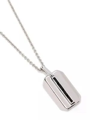 MISSOMA Onyx Black Tag-pendant Necklace