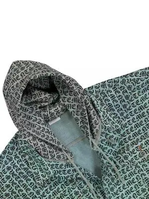 Vetements Monogram Print Cotton Jacket