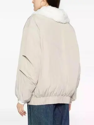 TOUT A COUP Faux Shearling-trimmed Jacket