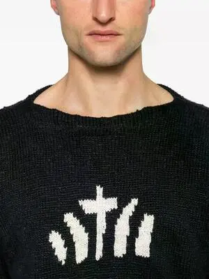Visvim Intarsia-knit Silk-blend Jumper