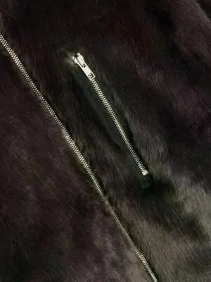 SONG FOR THE MUTE Faux Fur Track Jacket